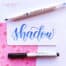 11 Simple Ways To Add Shadow To Your Brush Lettering | Masha Plans