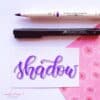 11 Simple Ways To Add Shadow To Your Brush Lettering | Masha Plans