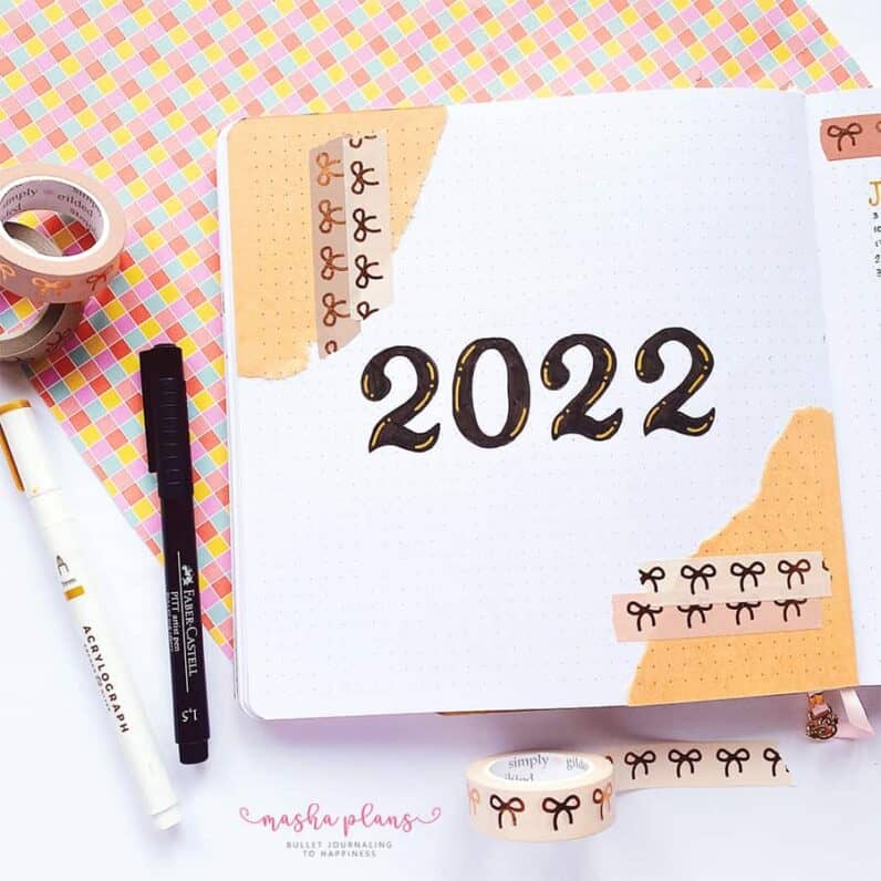 21 Captivating Notebook First Page Ideas | Masha Plans