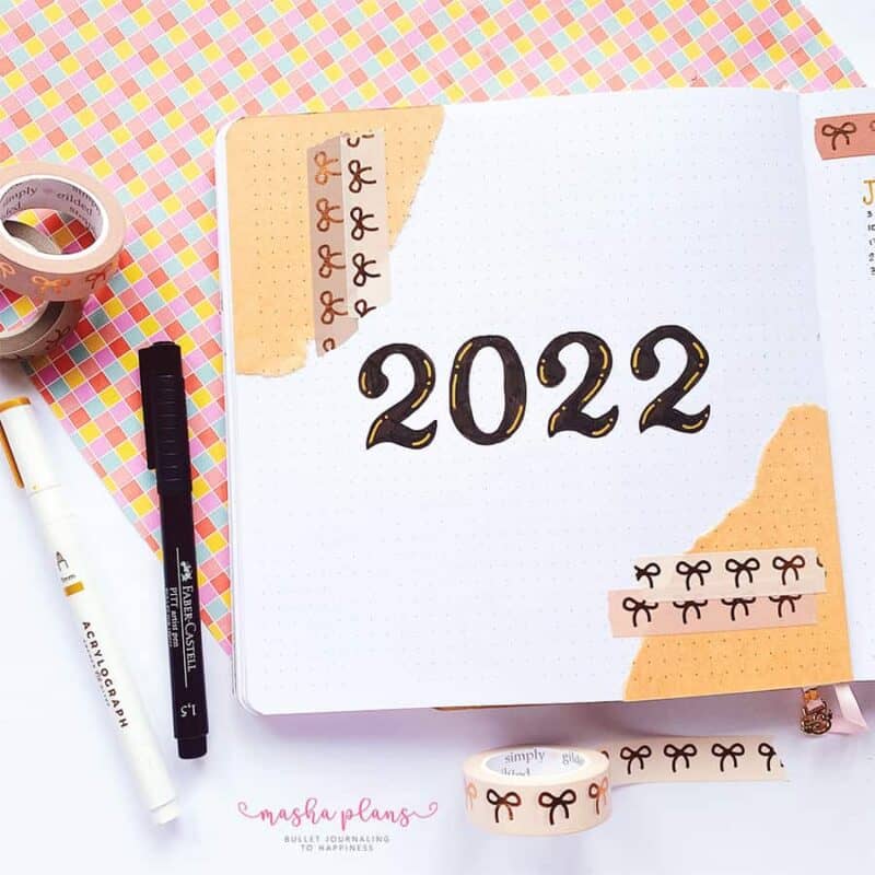 21 Captivating Notebook First Page Ideas | Masha Plans