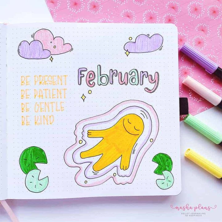 February Bullet Journal Theme Ideas (+ Plan With Me) | Masha Plans