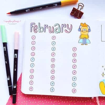 February Bullet Journal Theme Ideas (+ Plan With Me) | Masha Plans