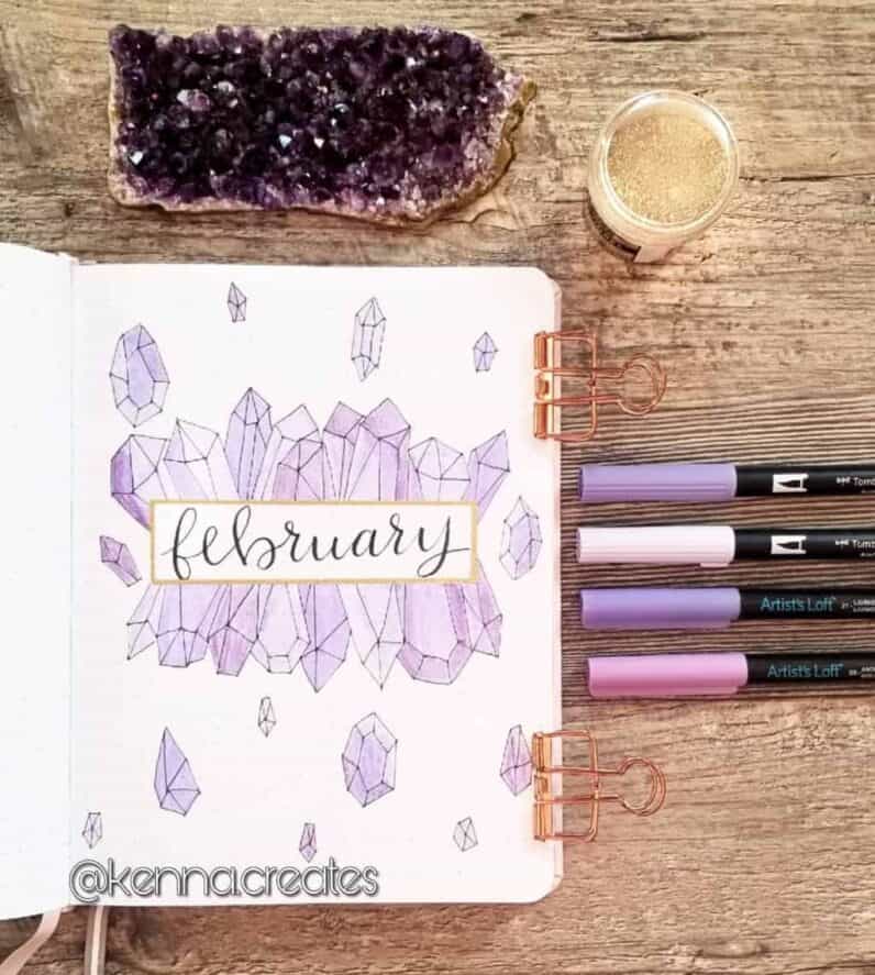February Bullet Journal Theme Ideas (+ Plan With Me) | Masha Plans