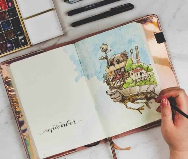 33 Cute Studio Ghibli Bullet Journal Theme Inspirations | Masha Plans
