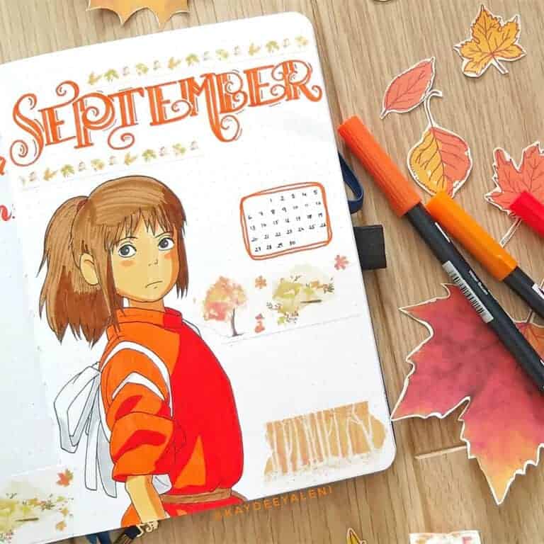 33 Cute Studio Ghibli Bullet Journal Theme Inspirations | Masha Plans