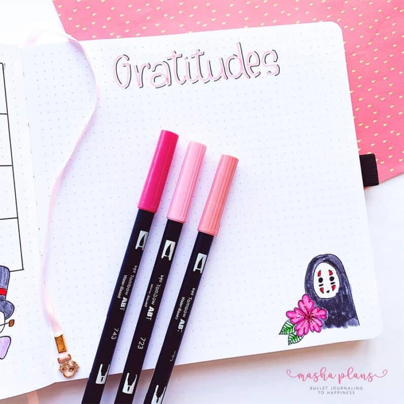 33 Cute Studio Ghibli Bullet Journal Theme Inspirations | Masha Plans