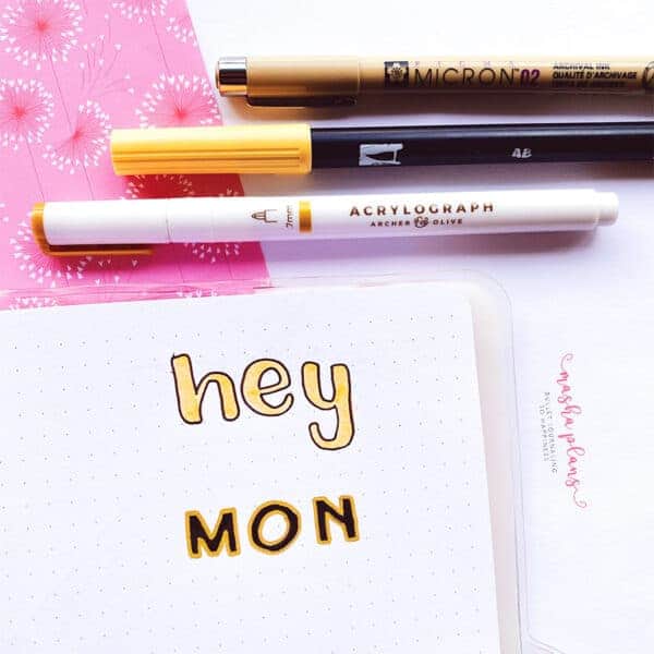 9 Creative Ways To Decorate Your Journal Pages | Masha Plans