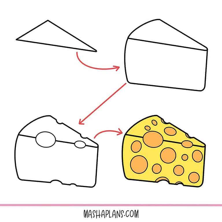 11 Easy Food Doodles: Step-By-Step Tutorials