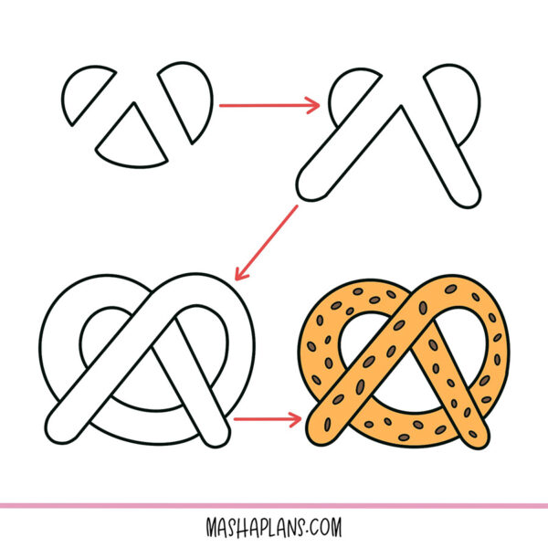 11 Easy Food Doodles: Step-By-Step Tutorials