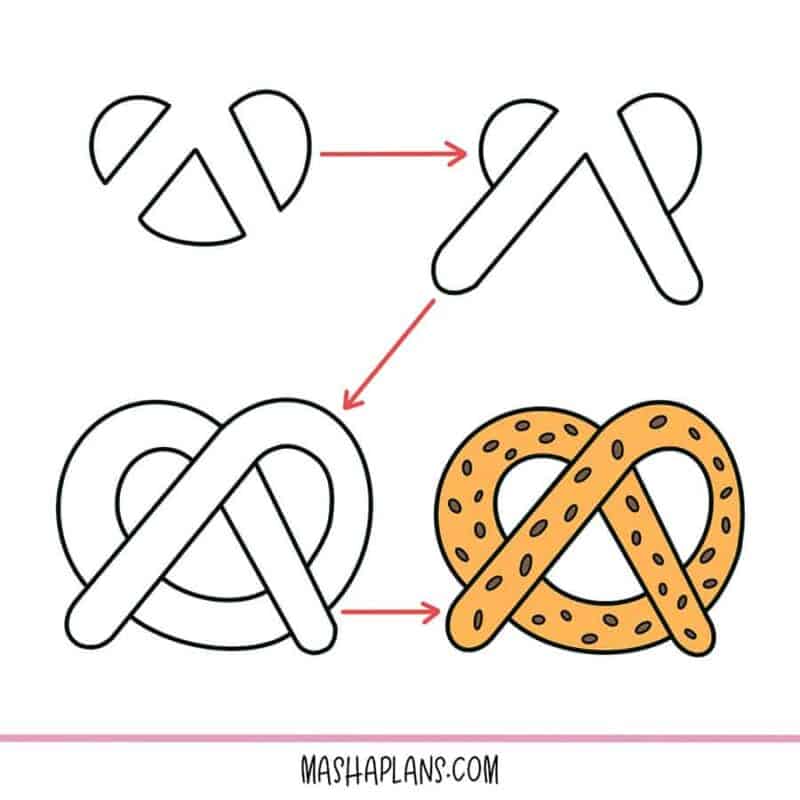 11 Easy Food Doodles: Step-By-Step Tutorials