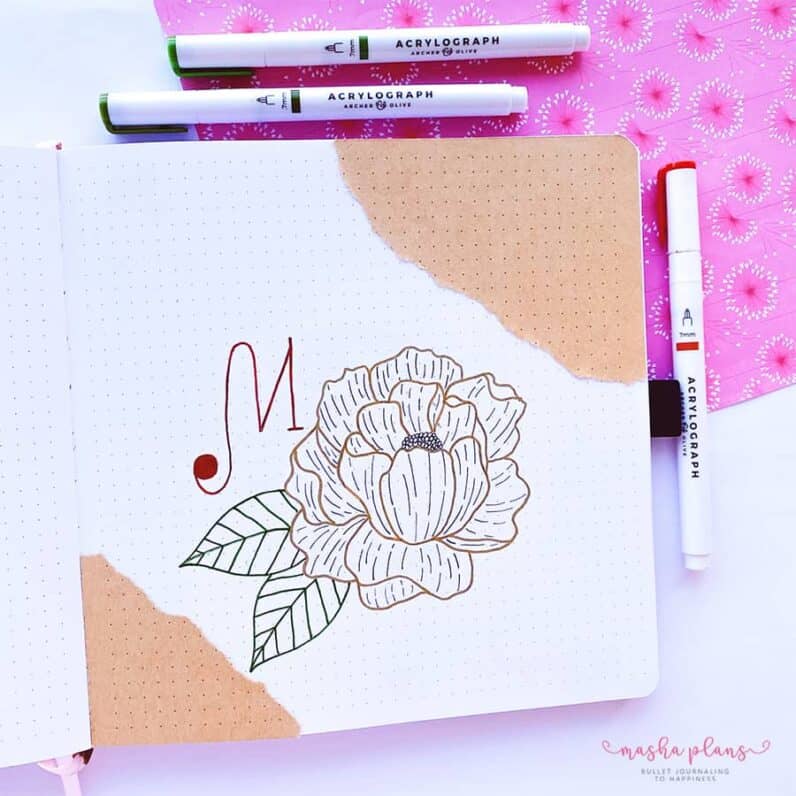 Inspirational Spring Bullet Journal Theme Ideas | Masha Plans
