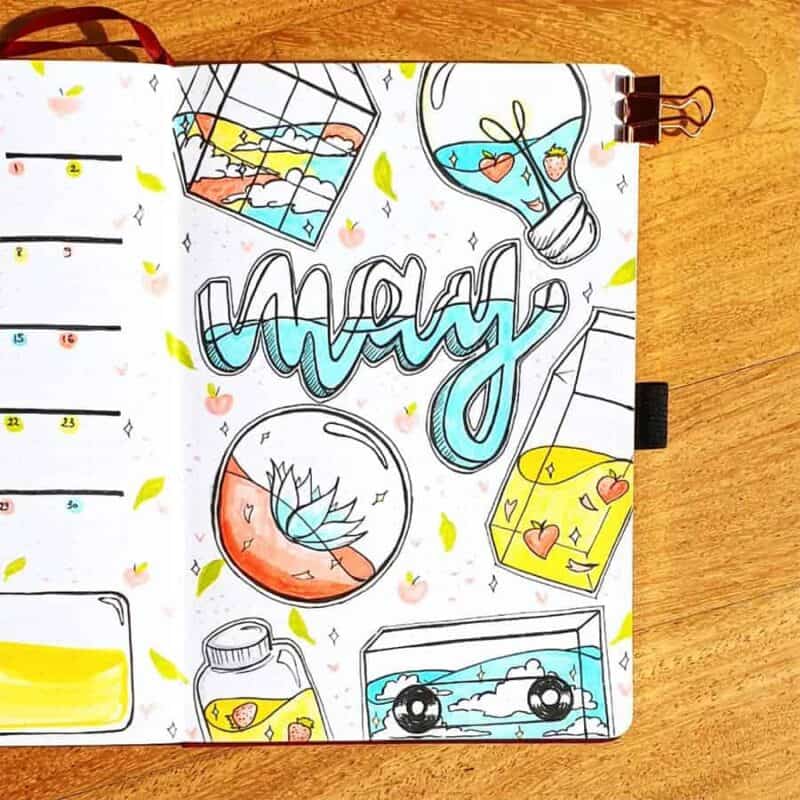 Creative May Bullet Journal Ideas | Masha Plans