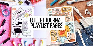 35 Bullet Journal Playlist Page Inspirations | Masha Plans