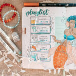 35 Bullet Journal Playlist Page Inspirations | Masha Plans