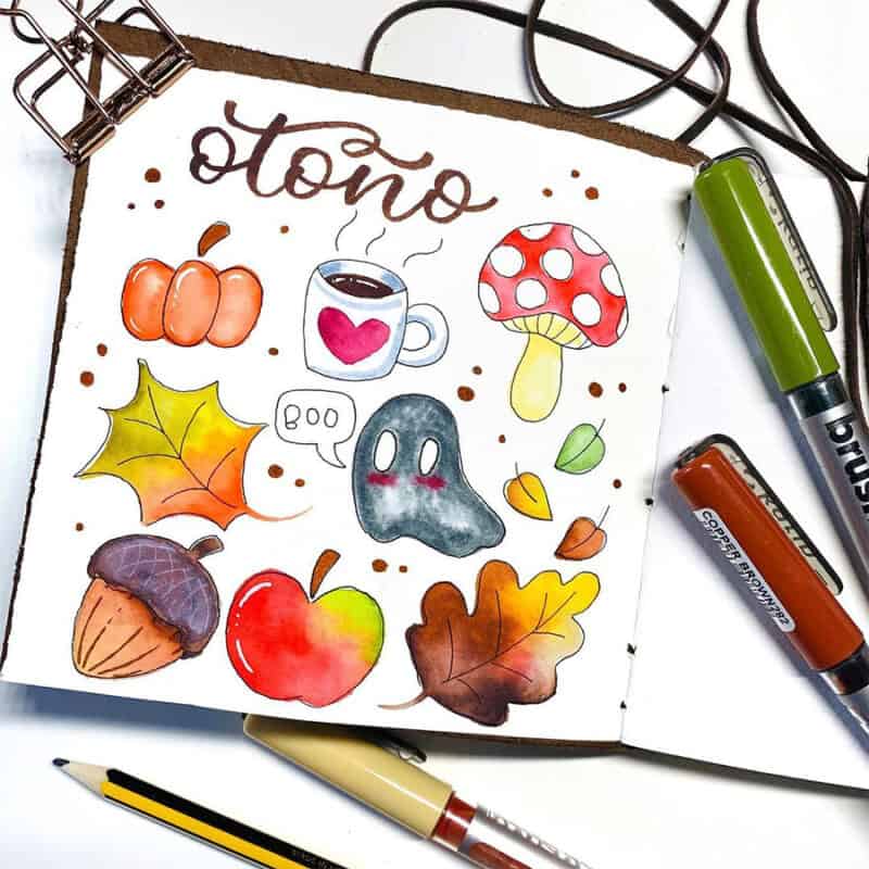 Easy Fall Doodles To Elevate Your Artistic Skills | Masha Plans