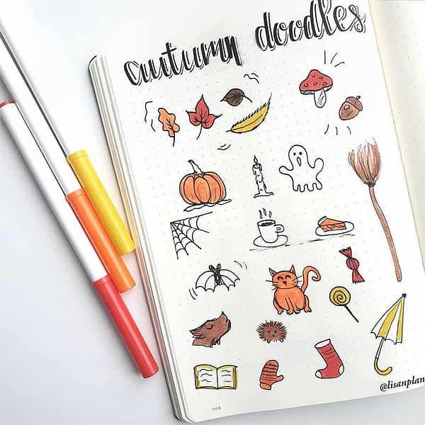 Easy Fall Doodles To Elevate Your Artistic Skills | Masha Plans