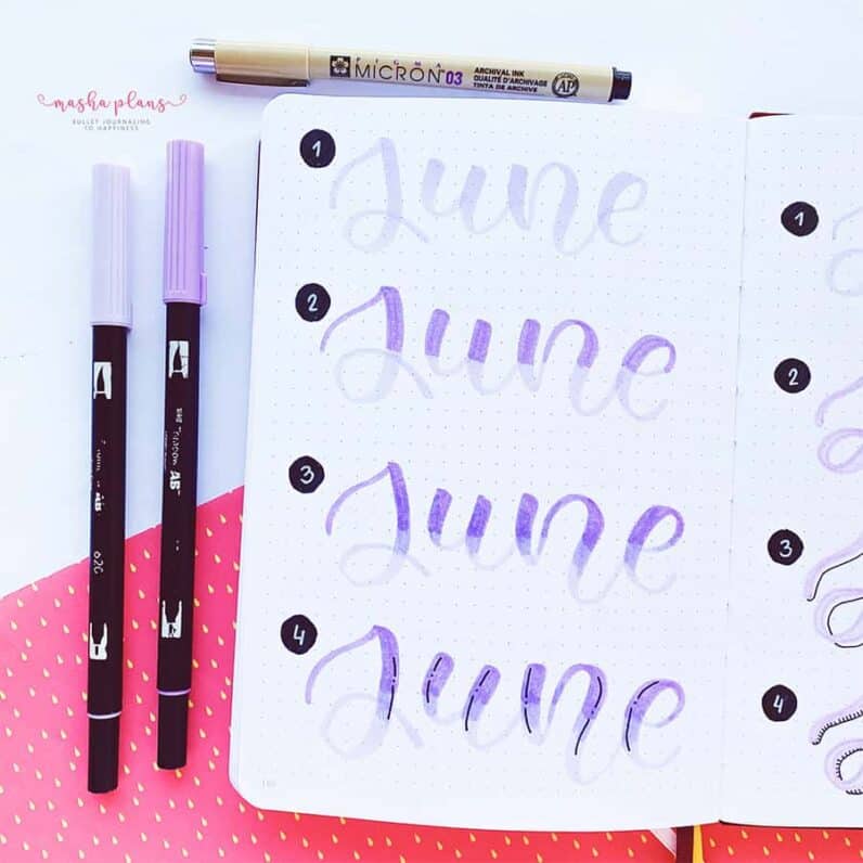 7 Easy Ways To Enhance Your Brush Lettering | Masha Plans