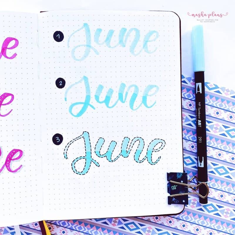 7 Easy Ways To Enhance Your Brush Lettering | Masha Plans