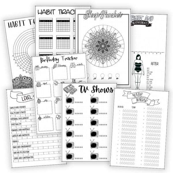 Get Free Bullet Journal Printables | Masha Plans