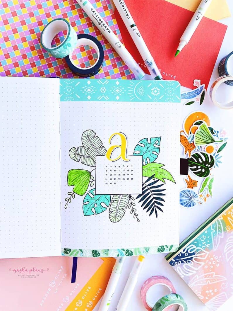 17 Summer Cover Page Ideas For Your Bullet Journal