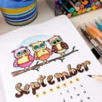 35+ September Bullet Journal Cover Page Ideas | Masha Plans