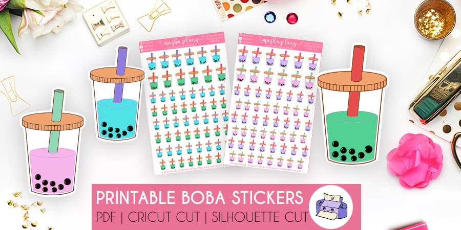 Boba Stickers | Masha Plans