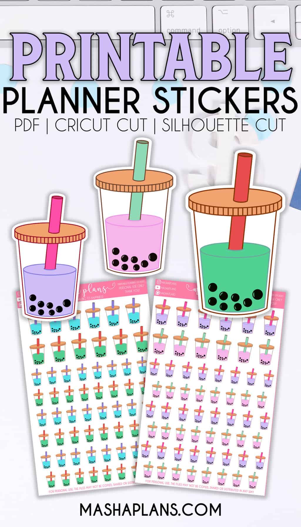 Boba Stickers | Masha Plans