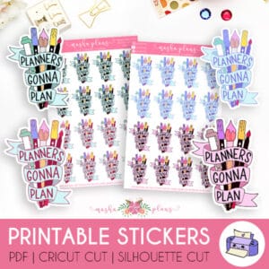 Planners Gonna Plan Stickers | Masha Plans