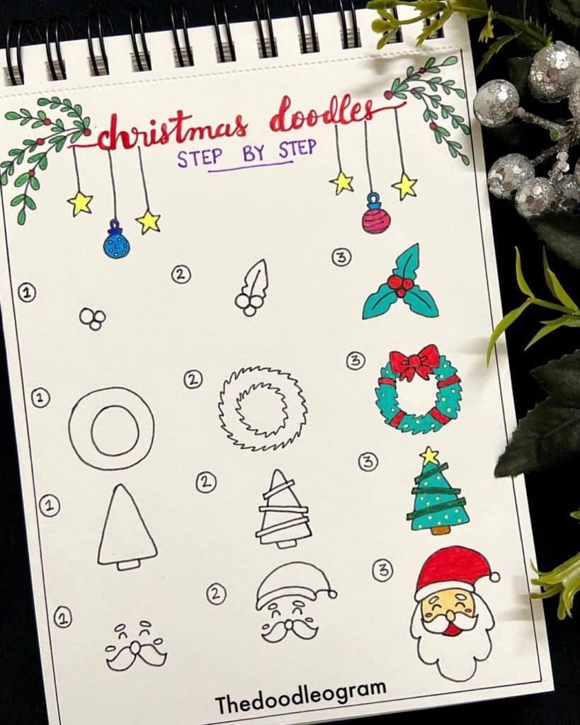 Festive Christmas Doodle Ideas