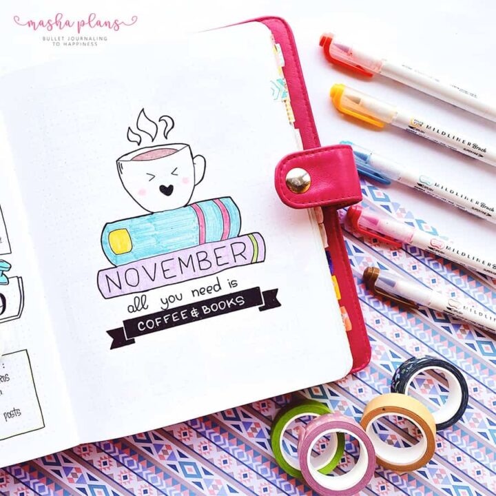 13 Fun & Creative November Bullet Journal Themes | Masha Plans