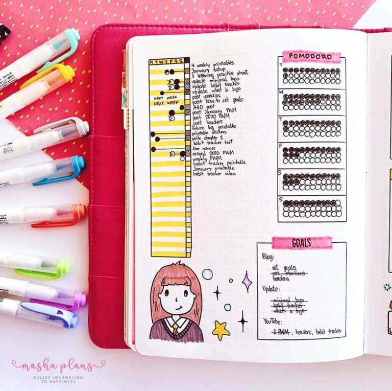 How To Bullet Journal For Productivity