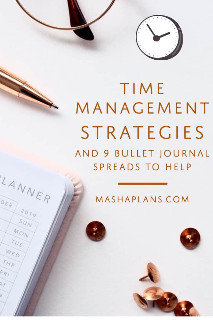 Time Management Strategies for your Bullet Journal + 9 Spread Examples ...