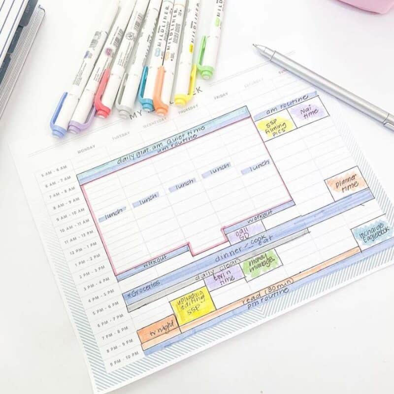 Time Management Strategies for your Bullet Journal + 9 Spread Examples ...