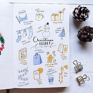 Christmas Bullet Journal Bucket List Ideas | Masha Plans