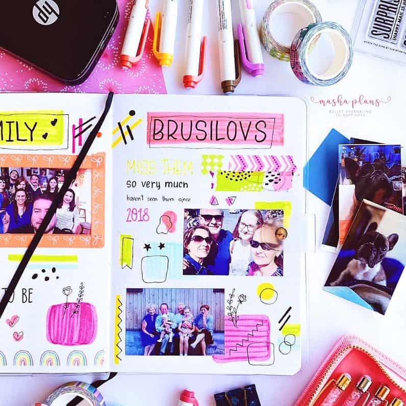 11 Fun Bullet Journal Page Ideas | Masha Plans