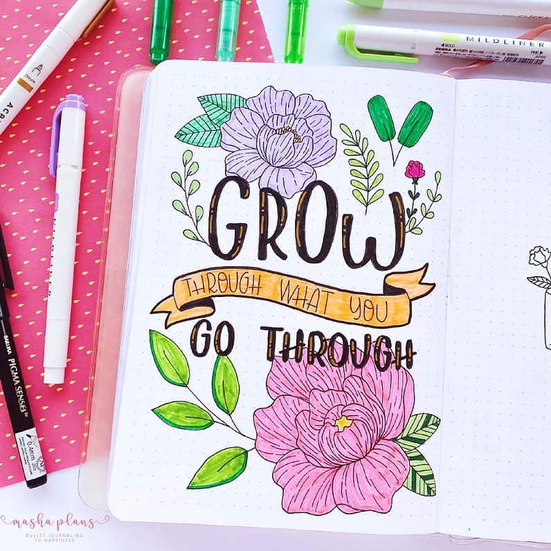 11 Fun Bullet Journal Page Ideas | Masha Plans