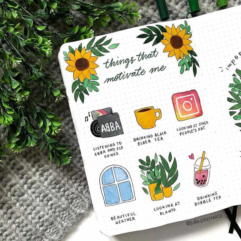 11 Fun Bullet Journal Page Ideas | Masha Plans