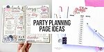 11 Party Planning Bullet Journal Page Ideas | Masha Plans