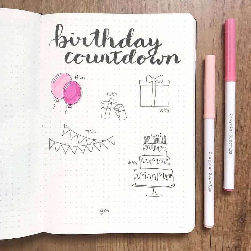 11 Party Planning Bullet Journal Page Ideas | Masha Plans