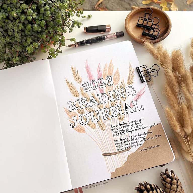 19 Reading Journal Page Ideas For Book Lovers