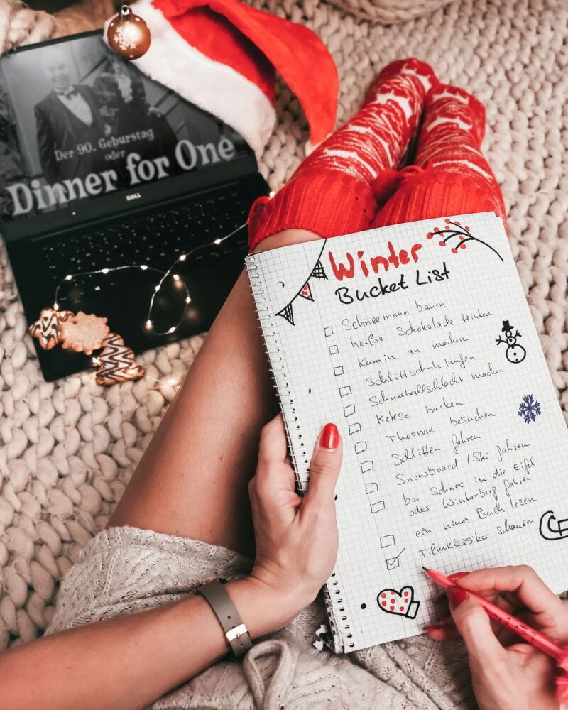 11 Winter Bucket List Bullet Journal Page Ideas | Masha Plans