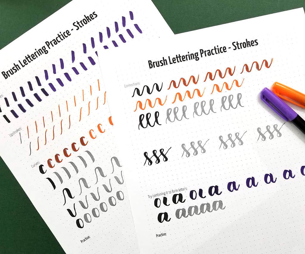 31+ Free Printable Lettering And Calligraphy Worksheets