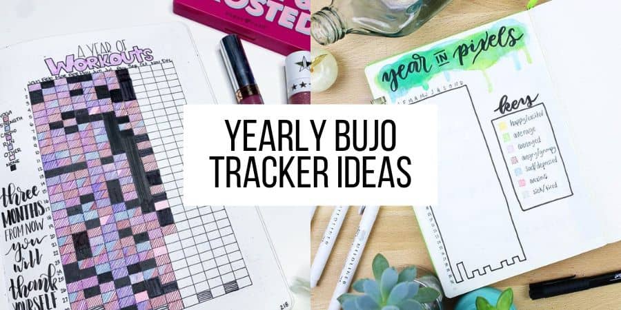 Bullet Journal Yearly Tracker Ideas