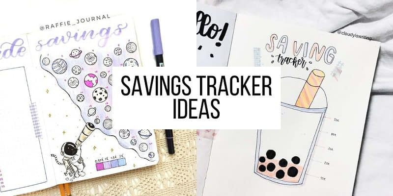 11 Bullet Journal Savings Tracker Ideas | Masha Plans