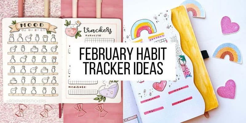 15 February Bullet Journal Habit Tracker Ideas | Masha Plans