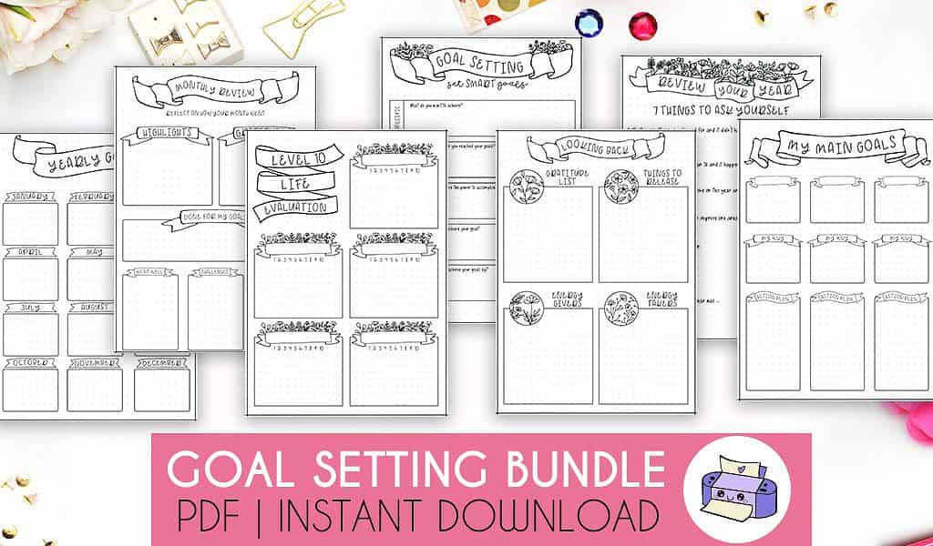 Goal Setting Bundle | Masha Plans
