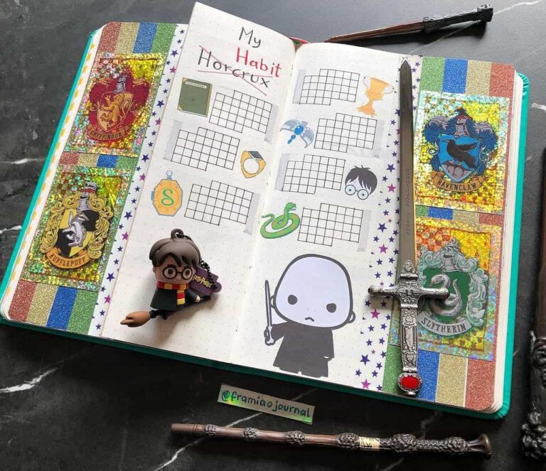 11 Harry Potter Habit Tracker Ideas For Your Bullet Journal | Masha Plans