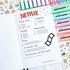 15 Movies & TV Series Tracker Bullet Journal Ideas