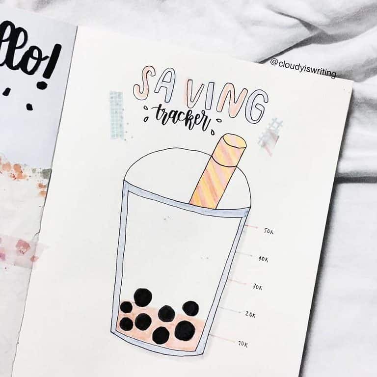 11 Bullet Journal Savings Tracker Ideas | Masha Plans