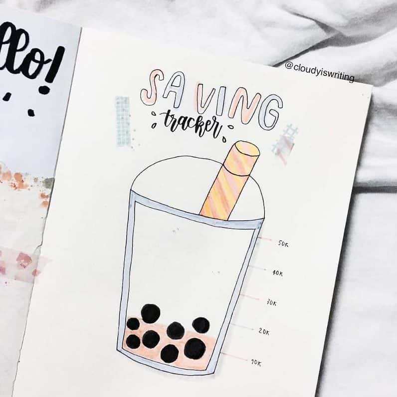 11 Bullet Journal Savings Tracker Ideas | Masha Plans